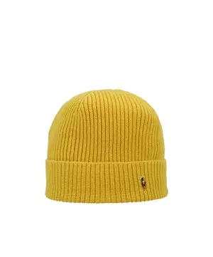 Polo Ralph Lauren Ribbed Beanie - Yellow