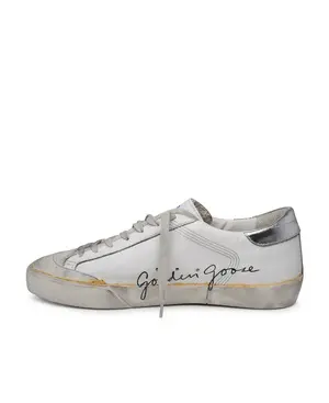 GOLDEN GOOSE Round Toe Tie Fastening Sneakers - Gray