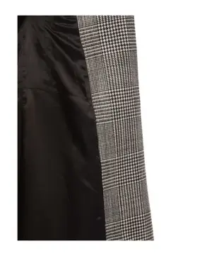 TOM FORD Prince Of Wales Wool Belted Midi Coat