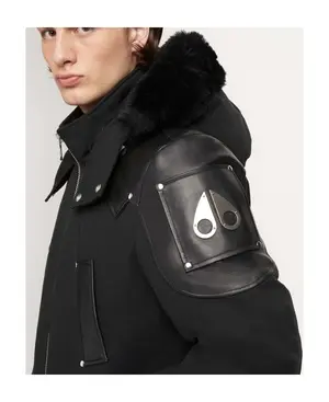 Moose Knuckles Park Vista Detachable-hood Bomber Jacket