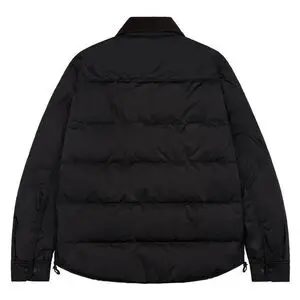 Moncler Collared Long-sleeve Cotton Coat