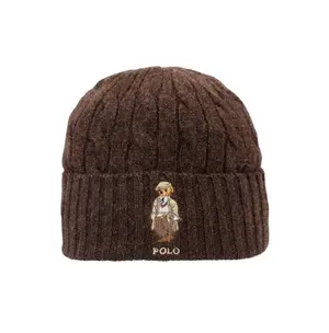 Polo Ralph Lauren Knitted Hat And Tassel Scarf Set