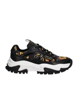 Versace Lace-up Sneakers With Perforated Details