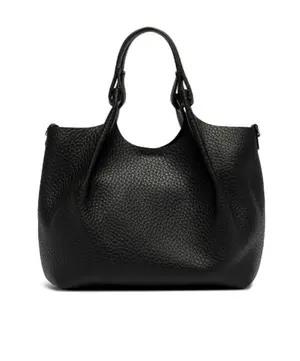 GIANNI CHIARINI Dua Maxi Grain Leather Handheld Bag - Black