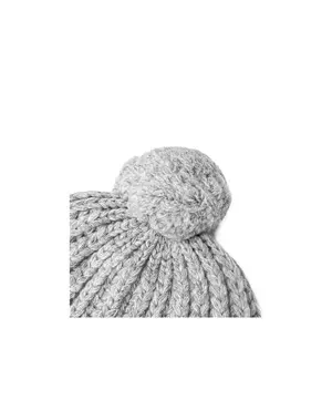 Polo Ralph Lauren Wool Knitted Hat With Teddy Bear Pattern - Grey