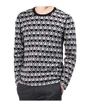 LANVIN Jacquard Crewneck Sweater