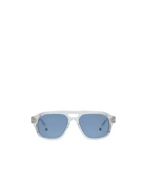 AKONI Full Frame Aviator Sunglasses - Blue