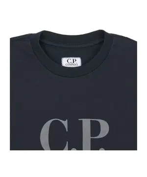 C.P. COMPANY Short Sleeve T-shirt With Logo Print