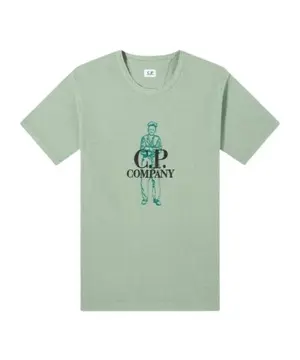 C.P. COMPANY Logo Short Sleeves