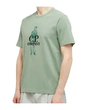 C.P. COMPANY Logo Short Sleeves