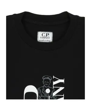 C.P. COMPANY Short-sleeve T-shirt With Logo Print
