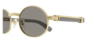 Cartier Oval Frame Sunglasses - Gray