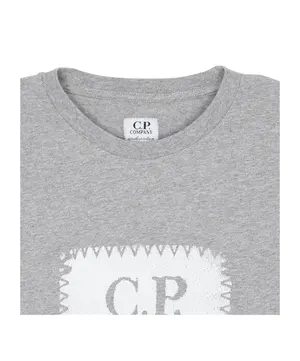 C.P. COMPANY Short Sleeve T-shirt With Logo Print