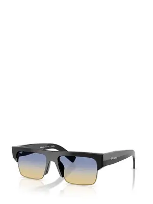 Prada Semi-rimless Frame Square Sunglasses