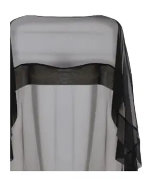 Alberta Ferretti Sheer Patchwork Cover-up
