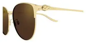 Cartier Cat Eye Sunglasses - Brown