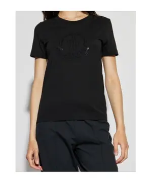 Moncler Logo Embellished Crewneck T-shirt