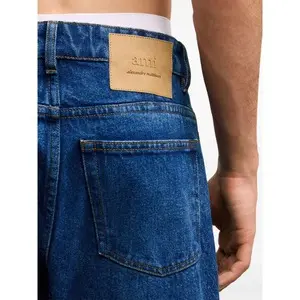 AMI Paris Straight-leg Cropped Jeans