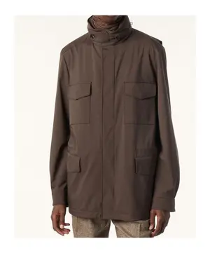 Loro Piana Traveller Jacket With Concealed Hood