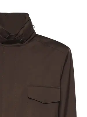 Loro Piana Traveller Jacket With Concealed Hood