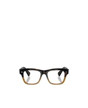 Oliver Spencer Wayfarer Eyeglasses - Black