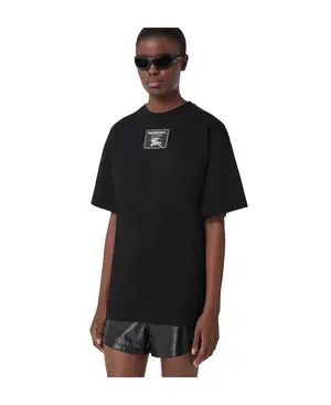 Burberry Logo Patch Crewneck T-shirt