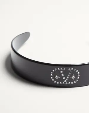 Valentino Garavani Vlogo Signature Embellished Headband