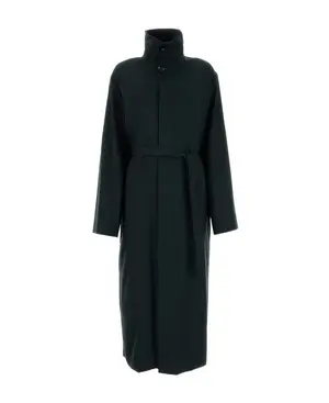 LEMAIRE Belted Wool Gabardine Coat