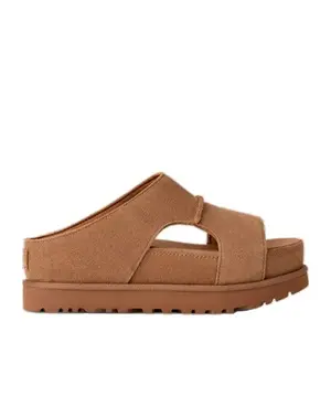 UGG Goldenstar Hi Cutout Slides - Chestnut