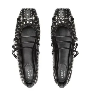 Gucci Horsebit Ballet Flat With Buckle Detailing