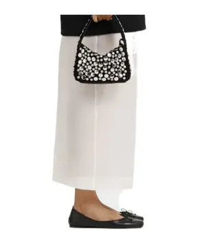Khaite Charlotte Leather Ballerina Flats