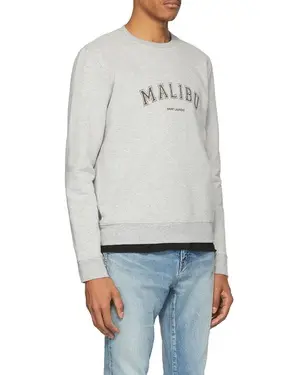 Saint Laurent Malibu Crewneck Sweatshirt