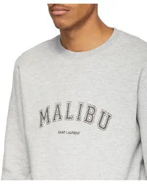 Saint Laurent Malibu Crewneck Sweatshirt