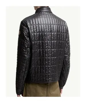 Moncler Lasne Zip-up Quilted Jacket - Black