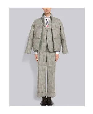 Thom Browne Houndstooth Wool Trousers