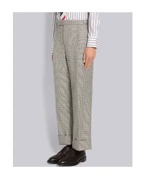 Thom Browne Houndstooth Wool Trousers