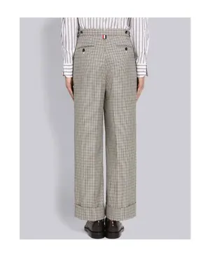 Thom Browne Houndstooth Wool Trousers