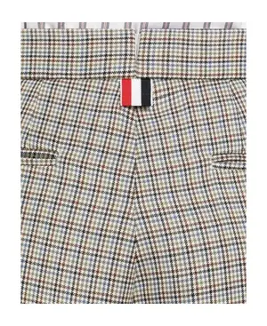 Thom Browne Houndstooth Wool Trousers