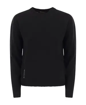 Max Mara Cashmere Turtleneck Sweater With Ribbed Edges