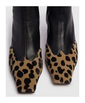 Khaite 85mm Nevada Ankle Boots - Black