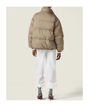 Miu Miu Quilted Stand Collar Jacket - No