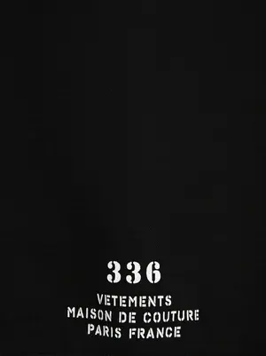 Vetements Logo Print Hoodie
