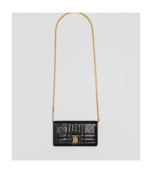 Burberry Lola Sequin Embellished Wallet-on-strap
