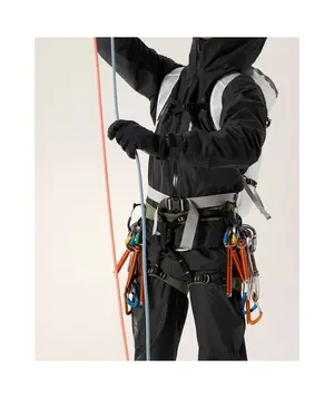 Arc'teryx Textured Zip Hooded Jacket - Black