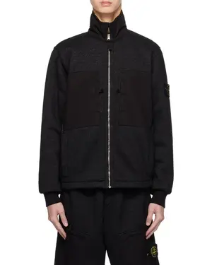 Stone Island Compass-badge Funnel Neck Jacket