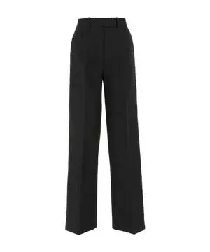 Fendi Wide Leg Trousers - Black