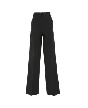 Fendi Wide Leg Trousers - Black