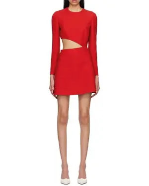 Valentino Garavani Crepe Couture Short Dress