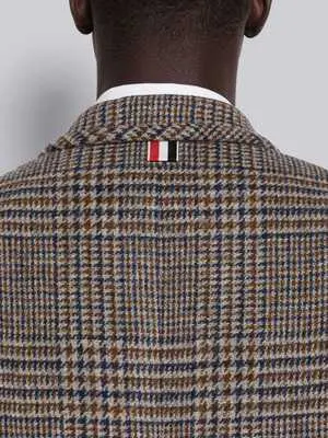 Thom Browne Single Slit Coat With Iconic Stripes