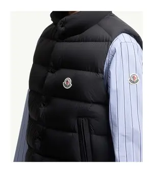 Moncler Tibb Down Vest - Black